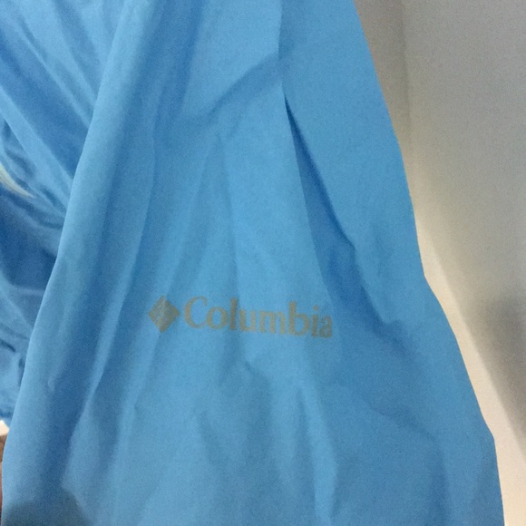 Columbia | Jackets & Coats | Columbia Light Blue Rain Jacket | Poshmark